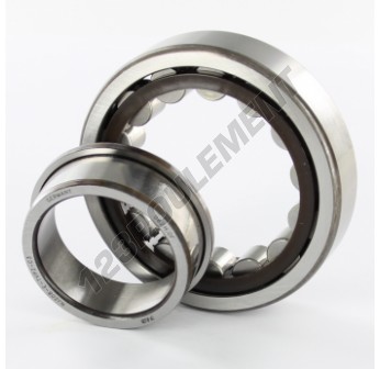 Rodamiento rodillos nj208-e-tvp2-c3-fag - 40x80x18 mm | 123rodamiento